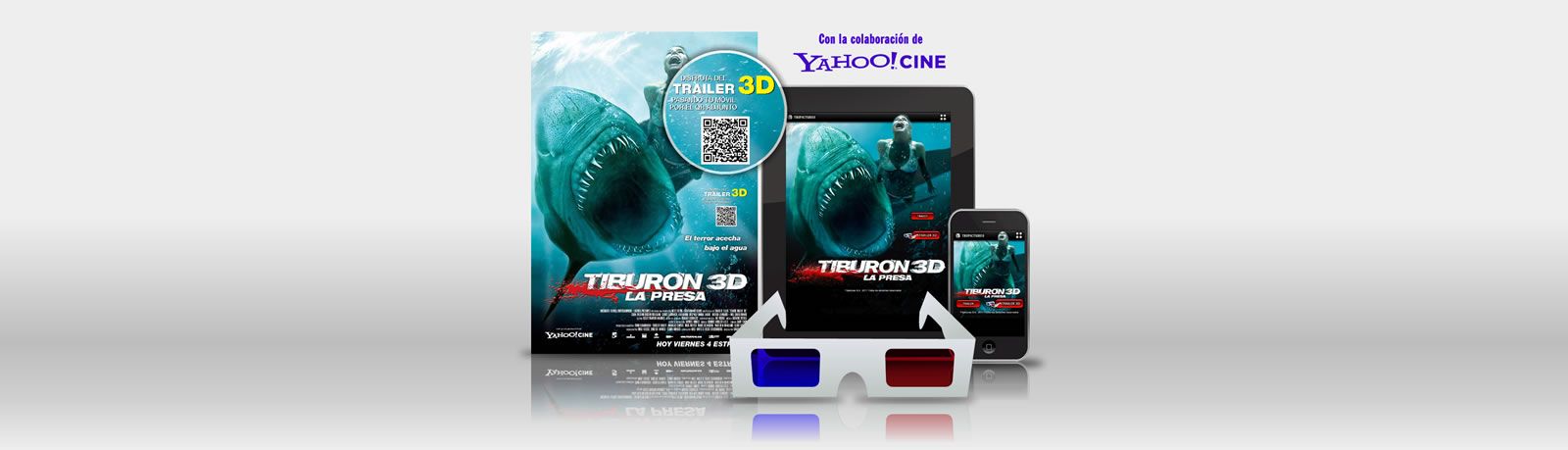 Ver un trailer en 3D con QR Code
